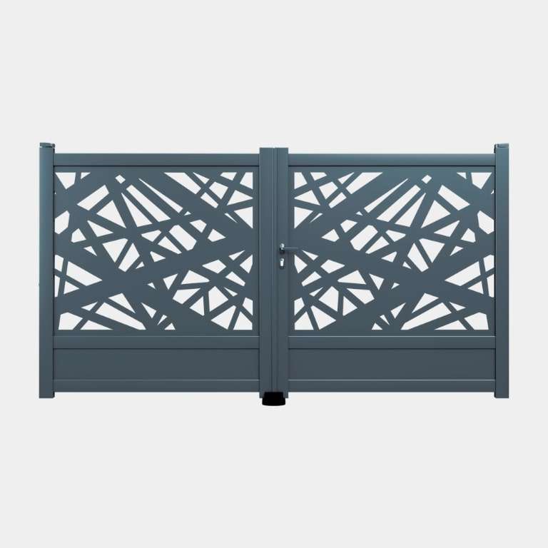 Portail ALU battant sur mesure modèle Achille - Direct usine