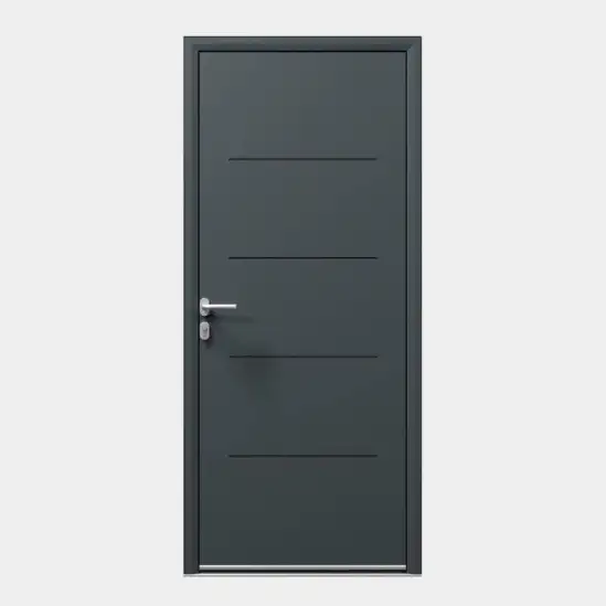 Porte d'entrée ALU monobloc - Design & isolante - 1 vantail