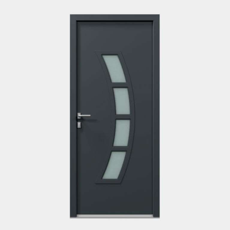 Porte d'entrée PVC sur mesure modèle Bègles - Profil 70mm
