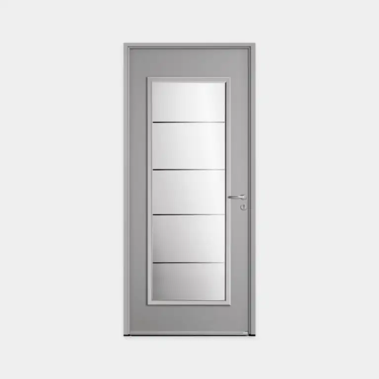 Porte d'entrée Acier Bel'm PARALLELE à 1 vantail à la française