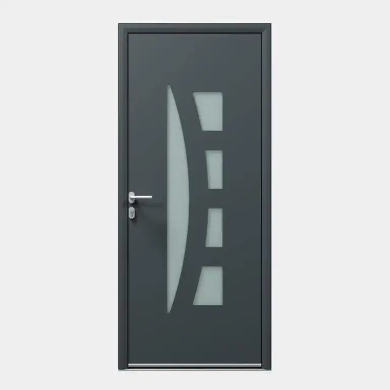 Porte d'entrée ALU monobloc - Design & isolante - 1 vantail