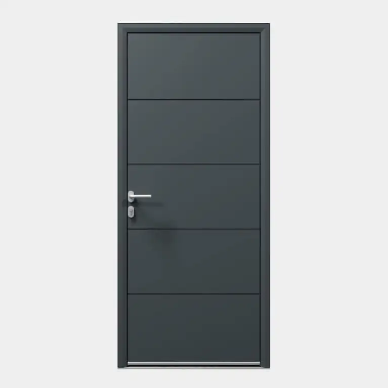 Porte d'entrée ALU monobloc - Design & isolante - 1 vantail