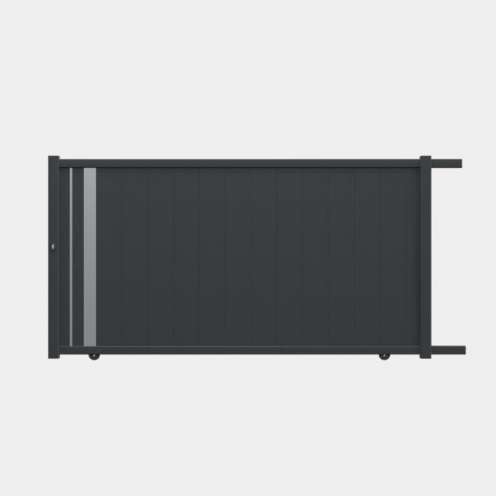 Portail ALU coulissant sur mesure modèle Alison - Direct usine