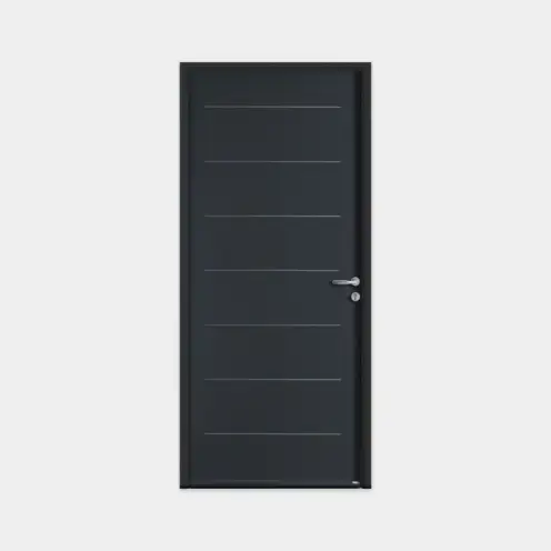 Porte d'entrée Acier Bel'm EQUATION à 1 vantail à la française