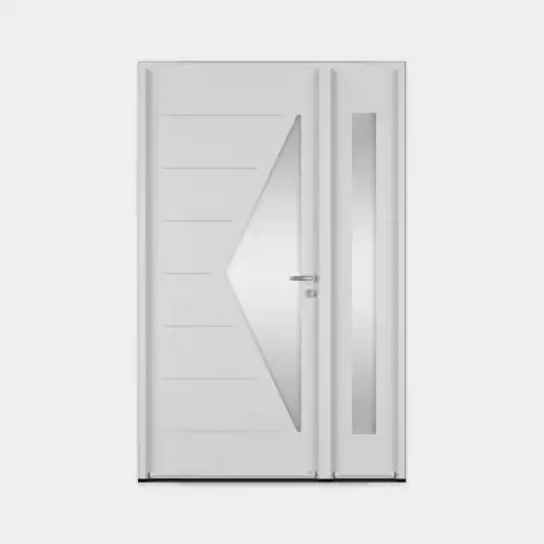 Porte d'entrée Acier Bel'm DELTA EVO à 1 vantail à la française