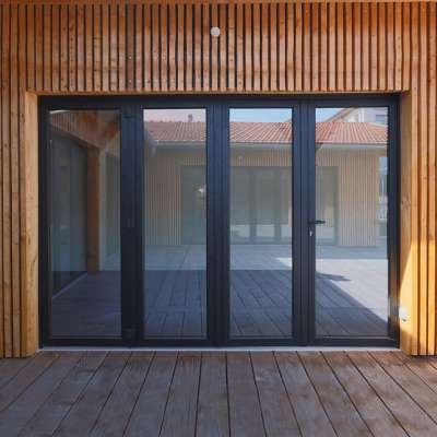 Portes pliantes alu ou bois sur-mesure au meilleur prix