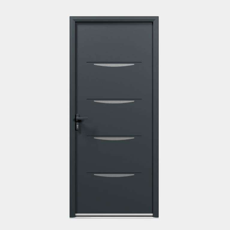 Porte d'entrée ACIER - Design & Sécurité - 1 vantail
